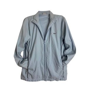 adidas | Jackets & Coats | Adidas Lg Zip Up Sky Blue Track Jacket ...